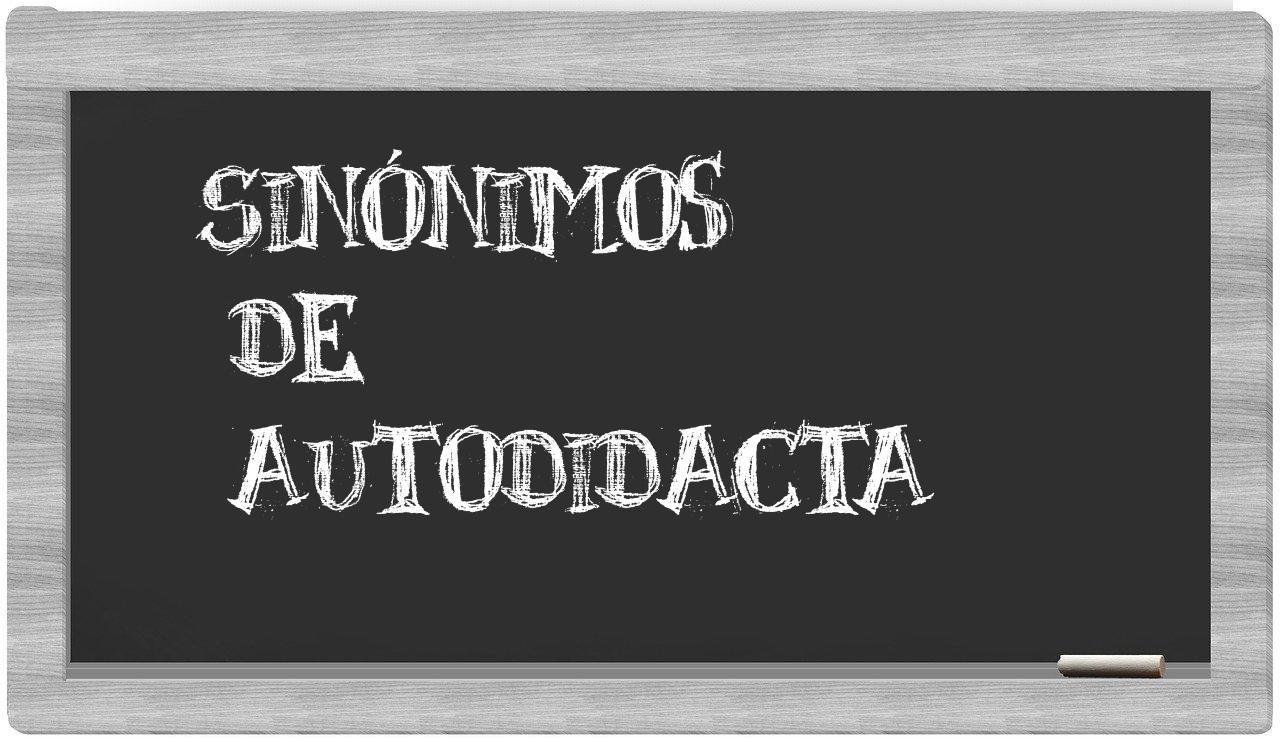 Los sinónimos de autodidacta: Todos los sinónimos de autodidacta, su ...