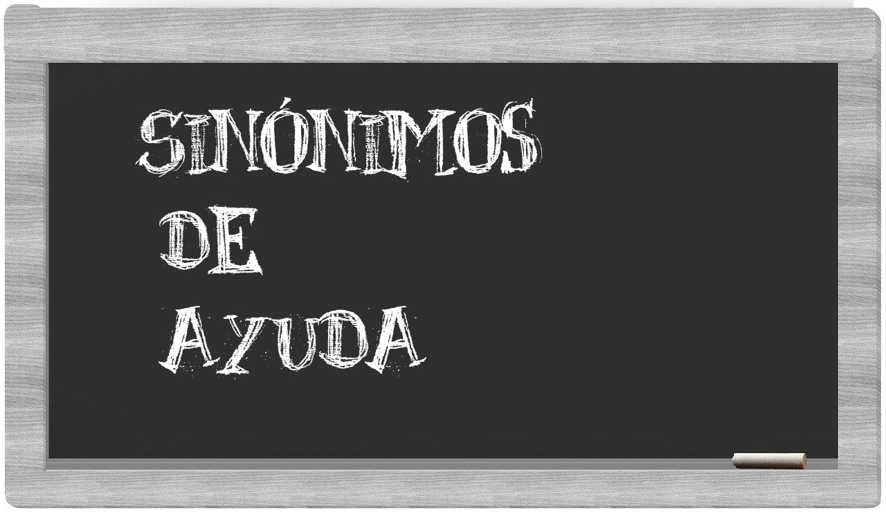 Los sinónimos de ayuda: Todos los sinónimos de ayuda, su sentido y ...