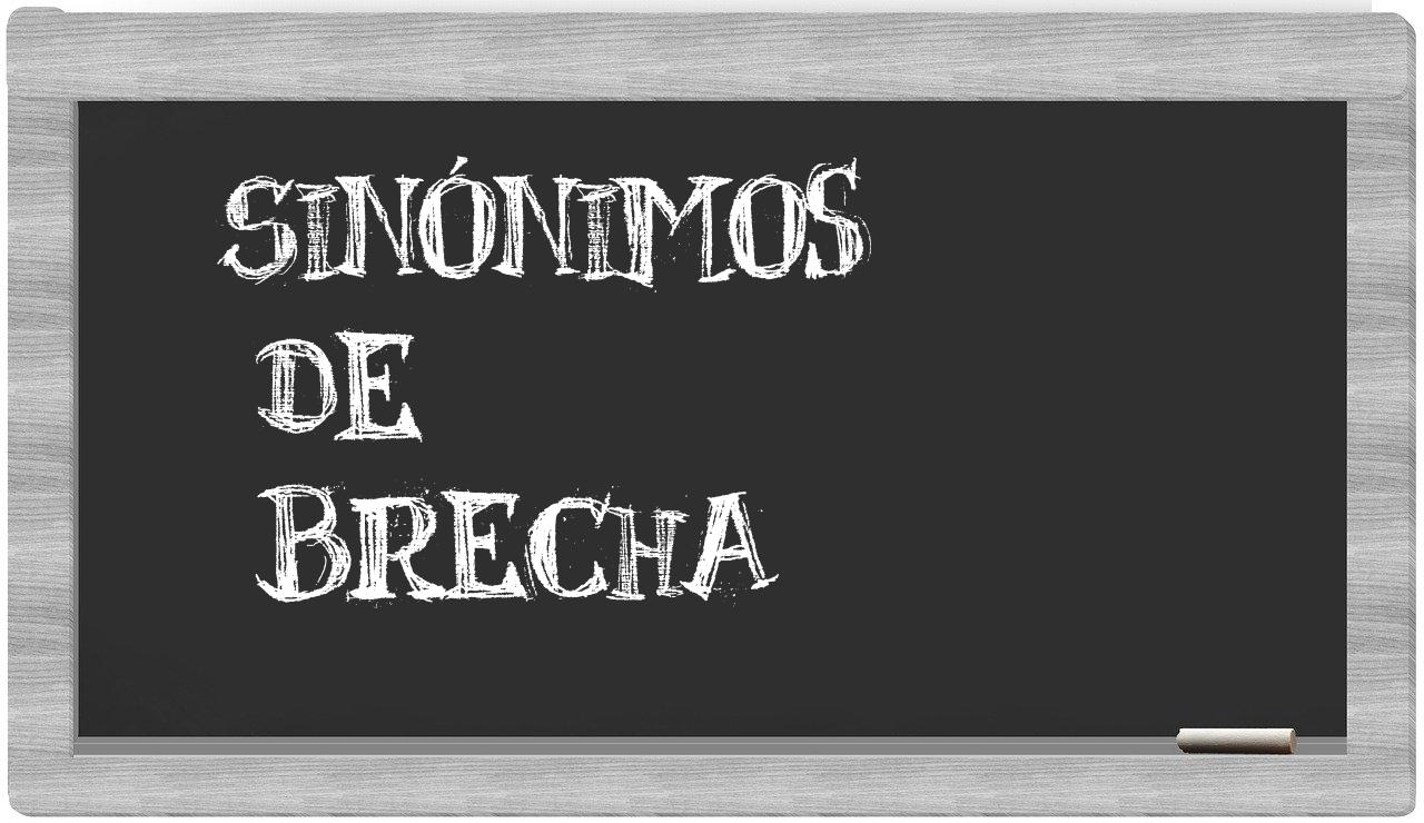 Los sinónimos de brecha: Todos los sinónimos de brecha, su sentido y ...