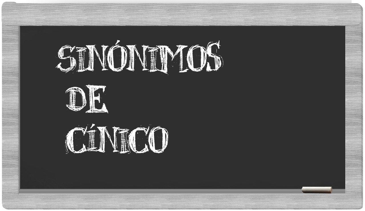 Los sinónimos de cínico: Todos los sinónimos de cínico, su sentido y ...