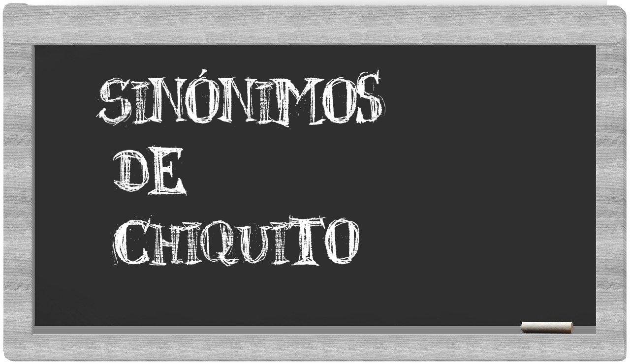 Los sinónimos de chiquito: Todos los sinónimos de chiquito, su sentido ...