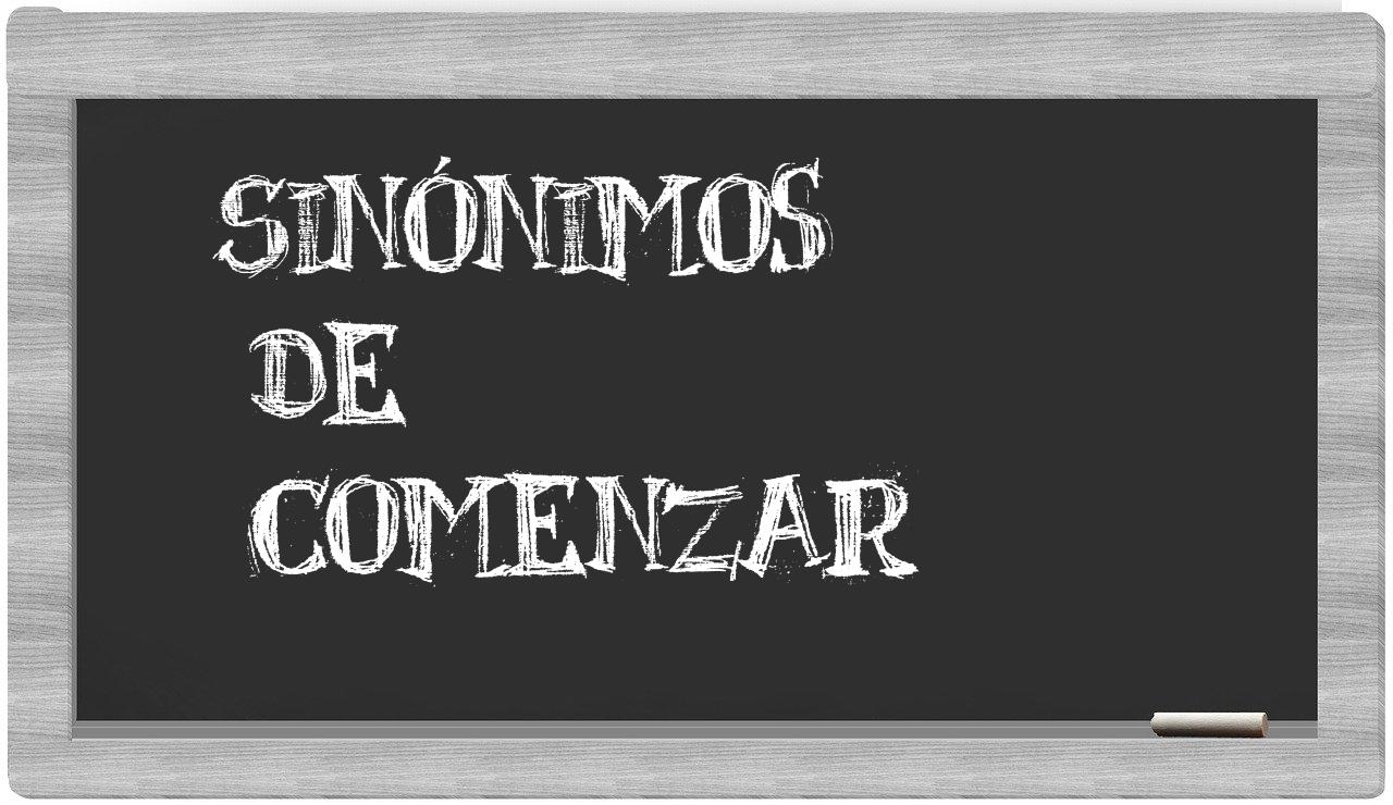 Los sinónimos de comenzar: Todos los sinónimos de comenzar, su sentido ...