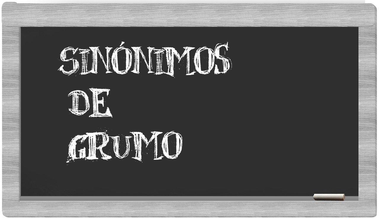 Los sinónimos de grumo: Todos los sinónimos de grumo, su sentido y ...