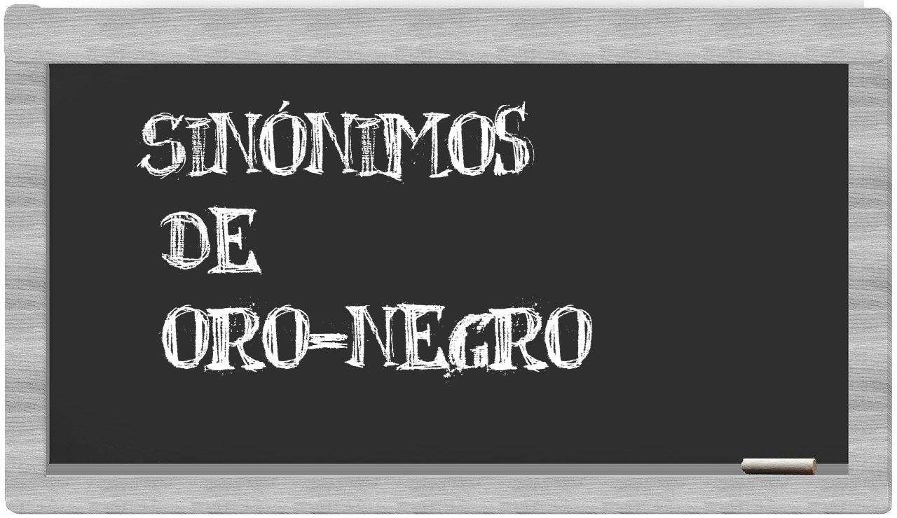 Los sinónimos de oro negro: Todos los sinónimos de oro negro, su ...