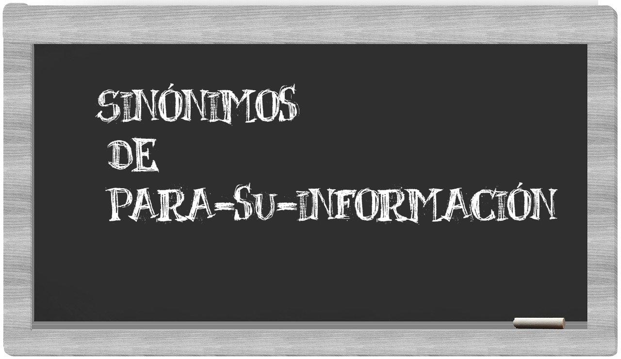 Los sinónimos de para su información: Todos los sinónimos de para su ...