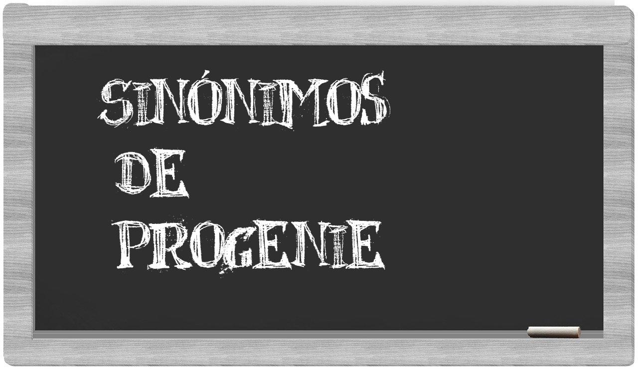 Los sinónimos de progenie: Todos los sinónimos de progenie, su sentido ...