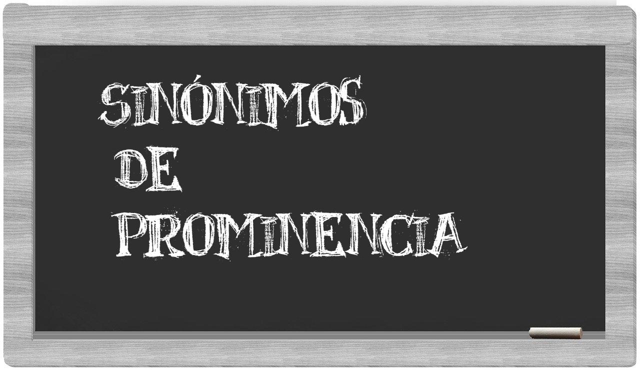 Los sinónimos de prominencia: Todos los sinónimos de prominencia, su ...
