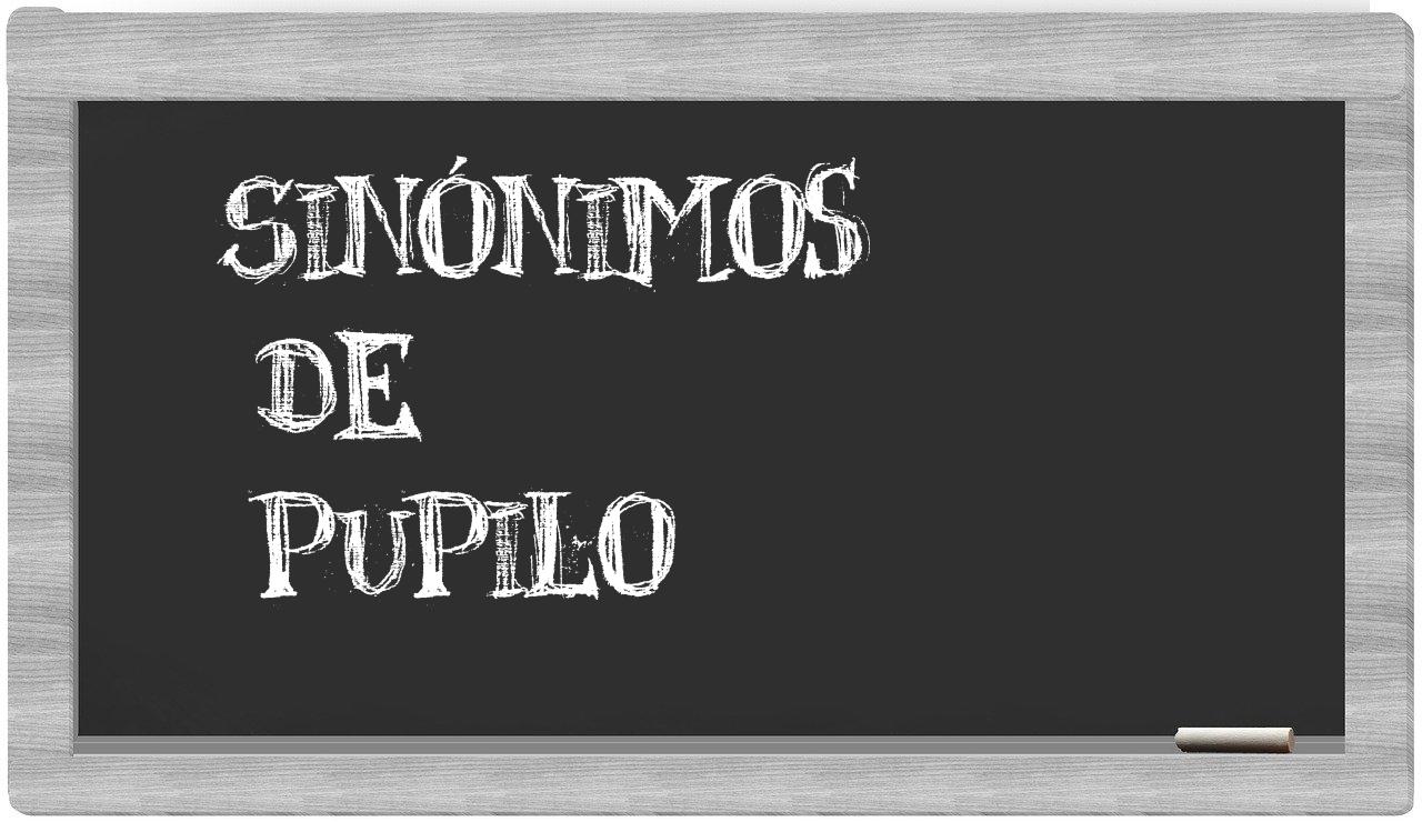 Los sinónimos de pupilo: Todos los sinónimos de pupilo, su sentido y ...