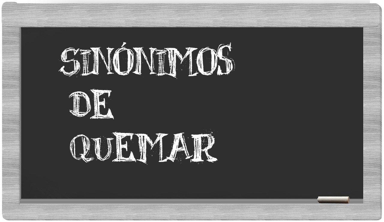 Los sinónimos de quemar: Todos los sinónimos de quemar, su sentido y ...