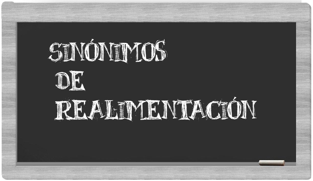 Los sinónimos de realimentación: Todos los sinónimos de realimentación ...